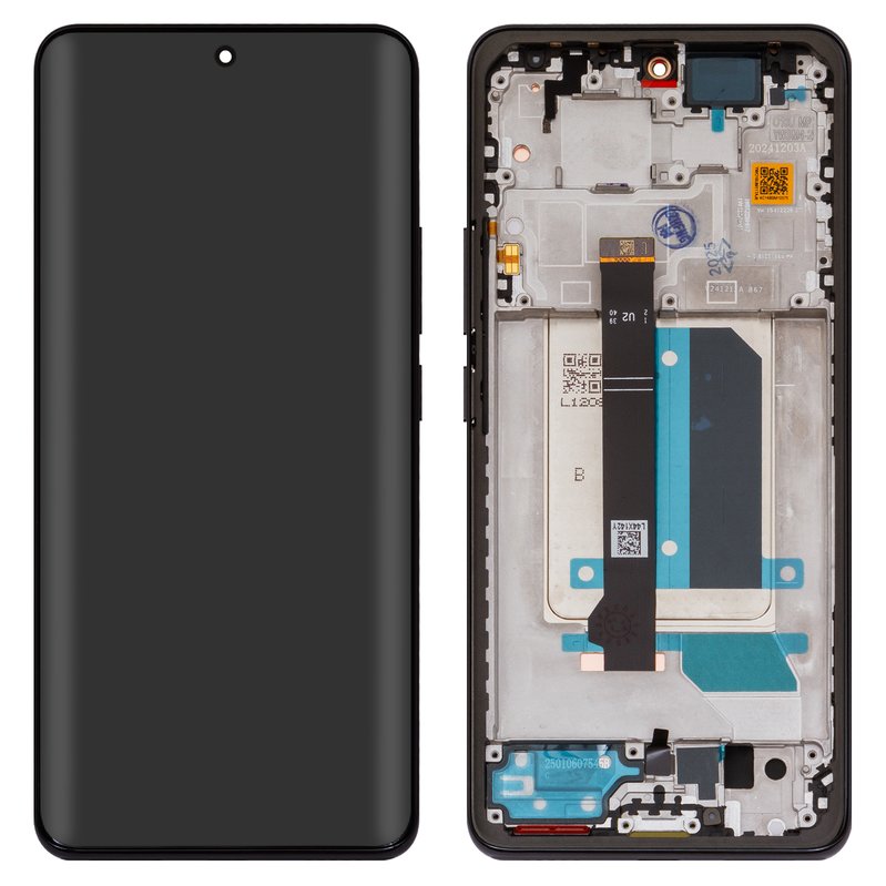 LCD compatible with Xiaomi Redmi Note 14 Pro Plus 5G, (black, with ...